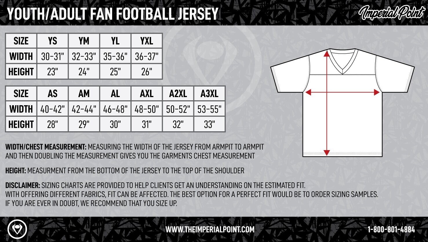 how to size nfl jerseys